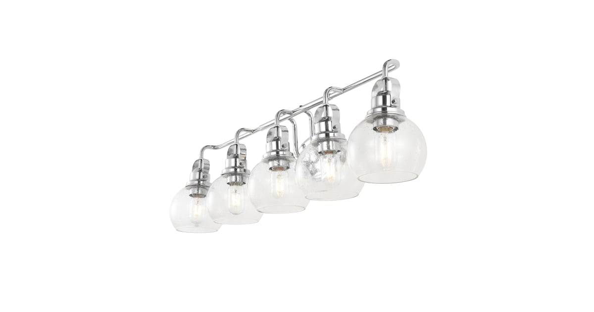 JONATHAN Y Lighting JYL7906A Shirley 5 Light 37" Wide LED Vanity Light ...
