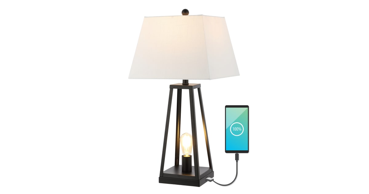 JONATHAN Y Lighting JYL8503A Waylon 29" Tall LED Buffet Table Lamp With ...