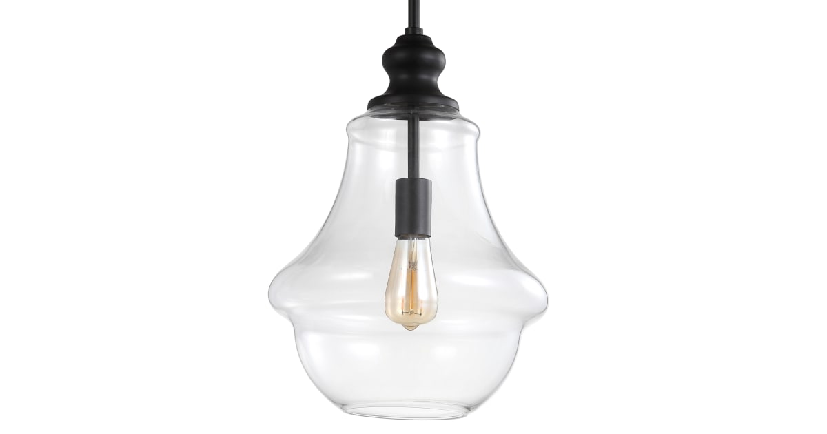 JONATHAN Y Lighting JYL9046B Adam 12" Wide LED Pendant | Build.com