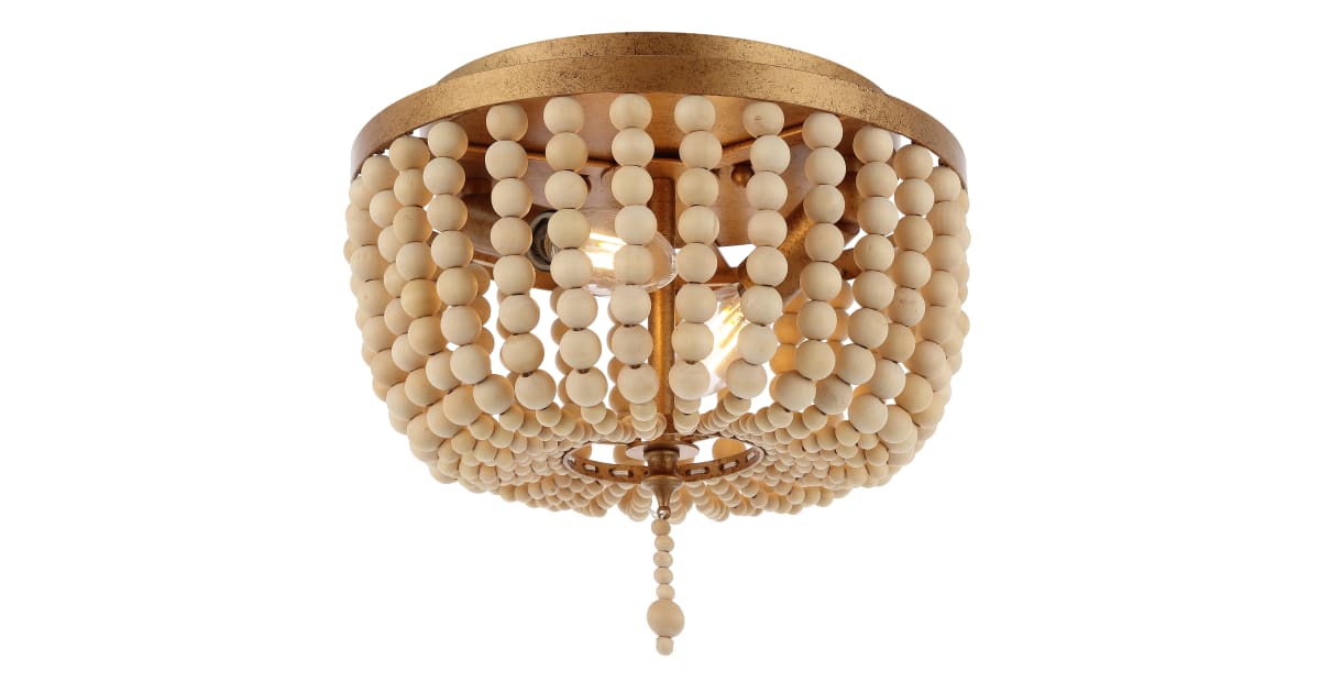 JONATHAN Y Lighting JYL9074A Allison 2 Light 10" Wide LED Flush Mount ...