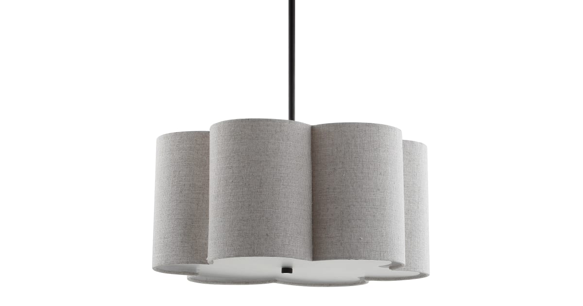 JONATHAN Y Lighting JYL9503A Heather 4 Light 20" Wide LED Pendant ...