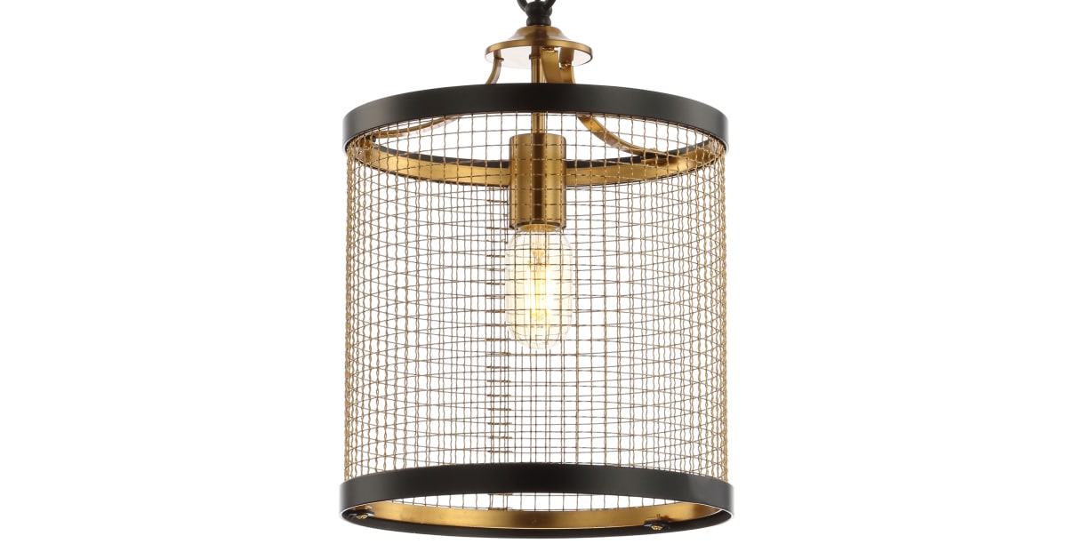 JONATHAN Y Lighting JYL9530A Elena 10" Wide LED Cage Pendant | Ferguson ...
