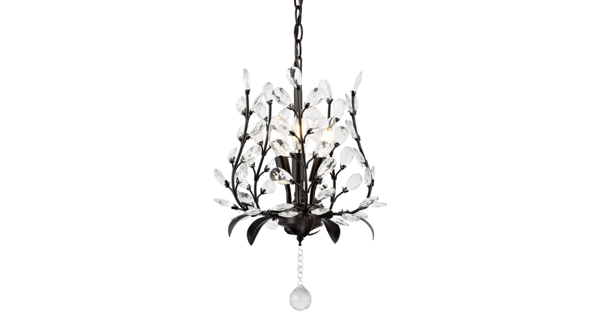 JONATHAN Y Lighting JYL9551A Adoria 3 Light 12" Wide LED Pendant ...