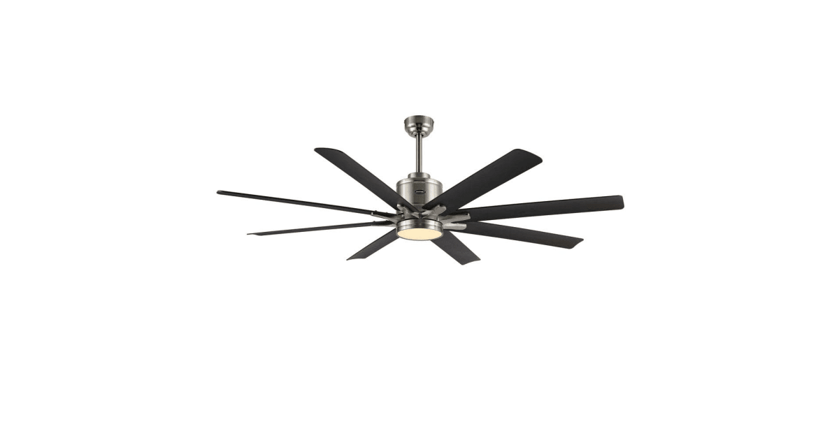 JONATHAN Y Lighting JYL9712B Octo 66" 8 Blade Indoor Smart LED Ceiling ...