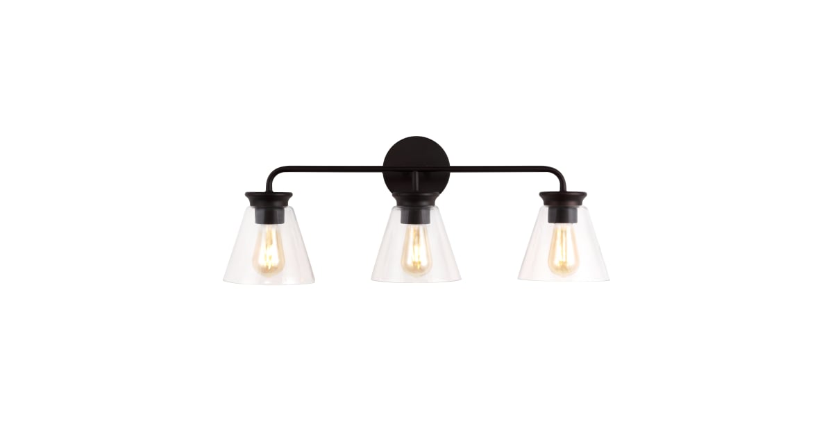 JONATHAN Y Lighting JYL9908A Kondo 3 Light 27" Wide LED Bathroom Vanity ...