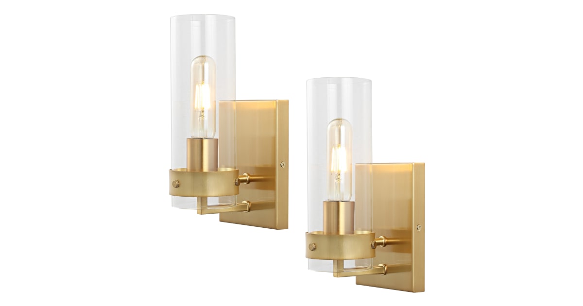 JONATHAN Y Lighting JYL9909A-SET2 Pack of (2) - Harper 10" Tall LED ...