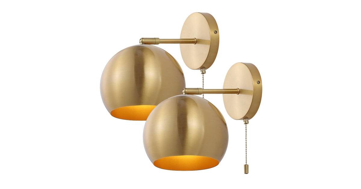 JONATHAN Y Lighting JYL9912A-SET2 Pack of (2) Tierra 10" Tall LED Wall ...