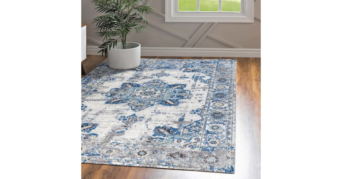 JONATHAN Y Lighting MDP201A-5 Modern Persian 5-1/4' x 7-1/2 ...