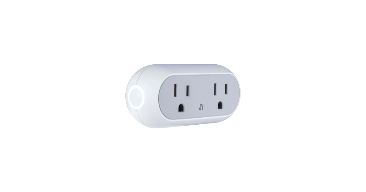 JONATHAN Y Lighting PLG1002A Smart Plug Remote App Controlled for ...