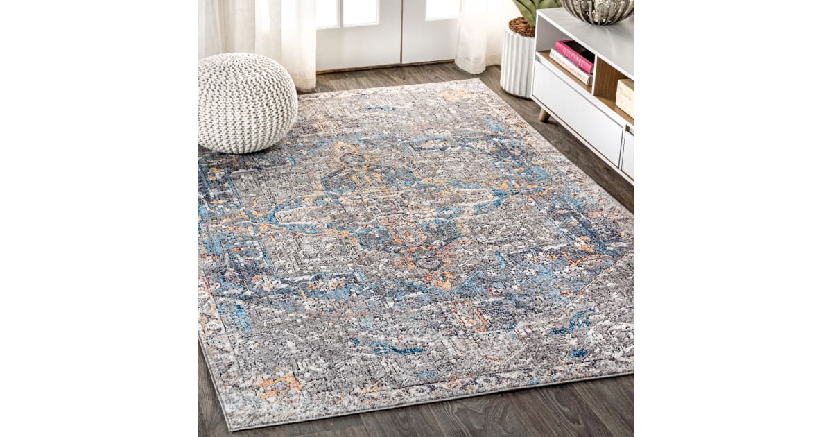 JONATHAN Y Lighting RES101A-3 Restored Vintage 3' x 5' Polyester ...