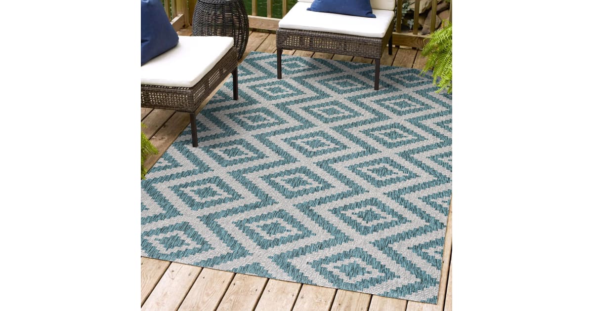 JONATHAN Y Lighting SMB116A-4 Santa Monica 4' x 6' Polypropylene ...