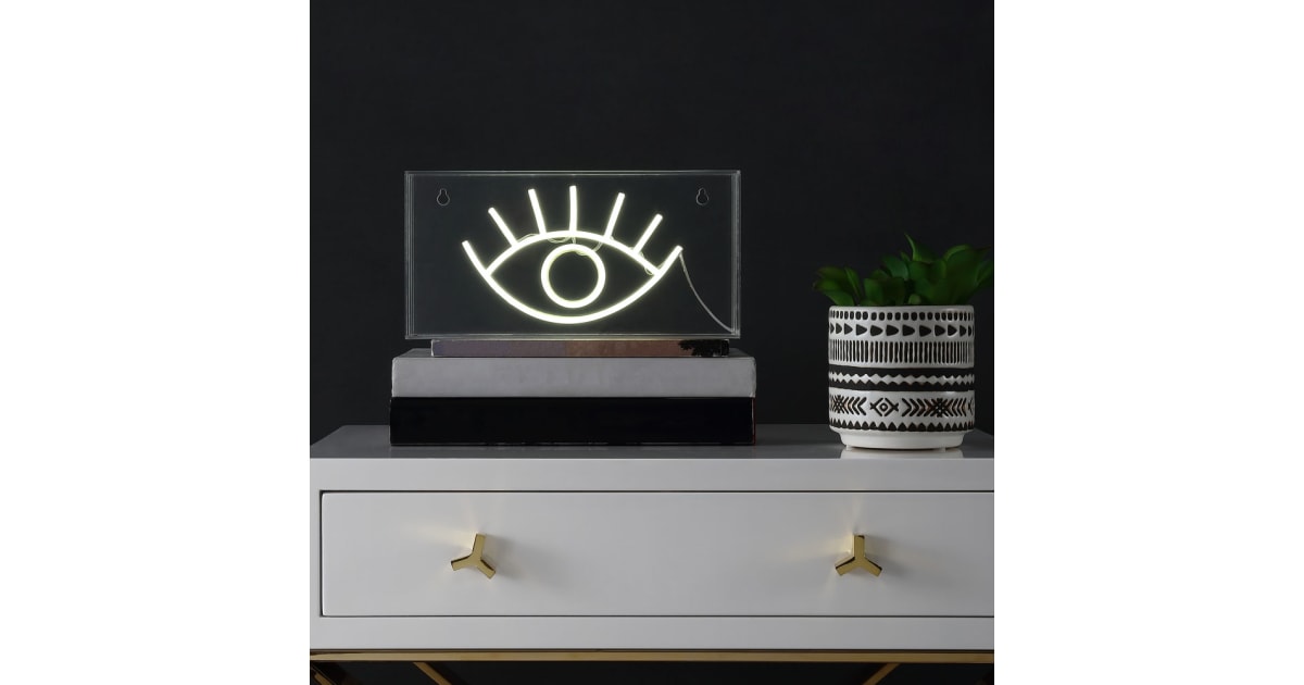JONATHAN Y Lighting NEN1001A Eye 6" Tall LED Accent Specialty Lamp ...