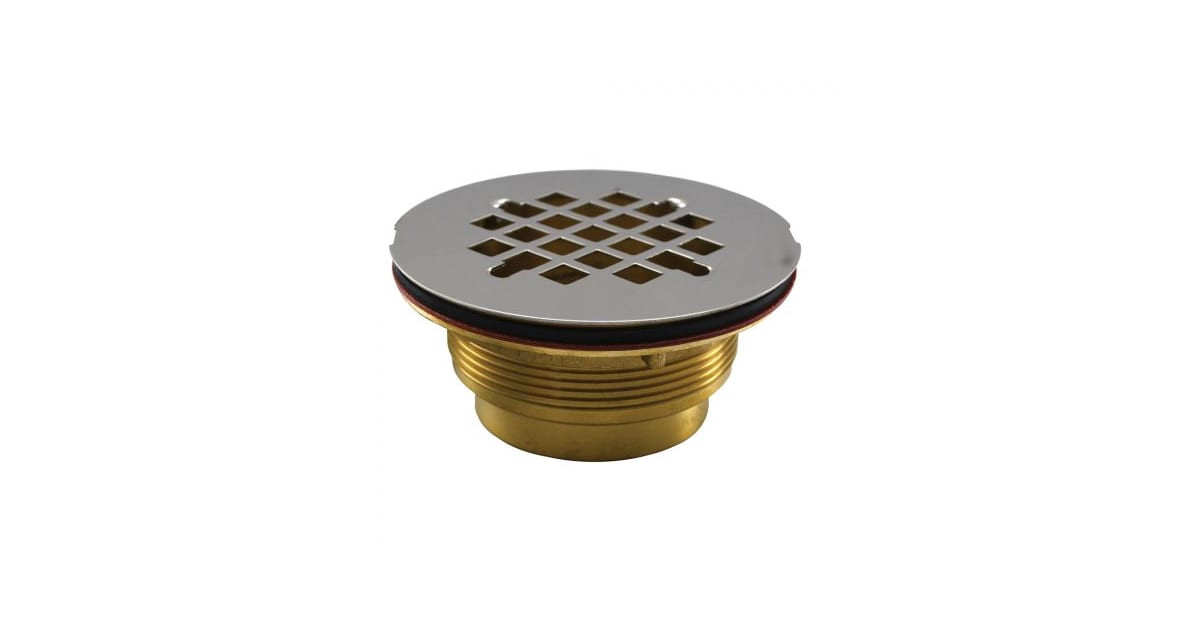 Jones Stephens D40103 2" IPS Shower Stall Drain with Stainless Steel ...