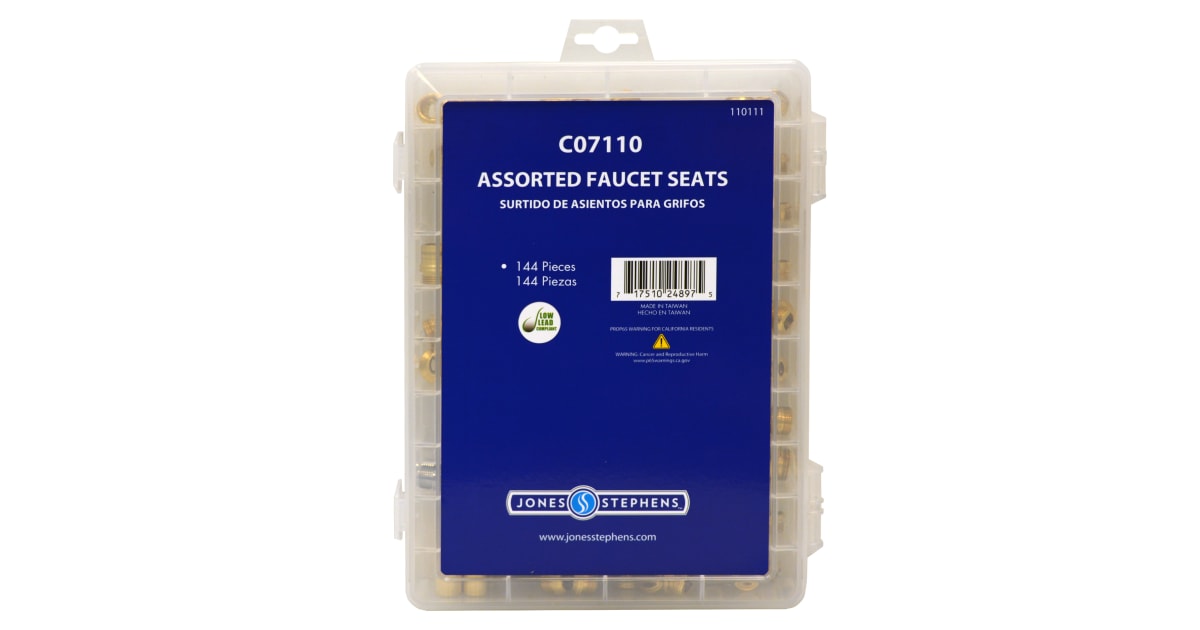 Jones Stephens C07110 Assorted Faucet Seats in Brass | Ferguson Home