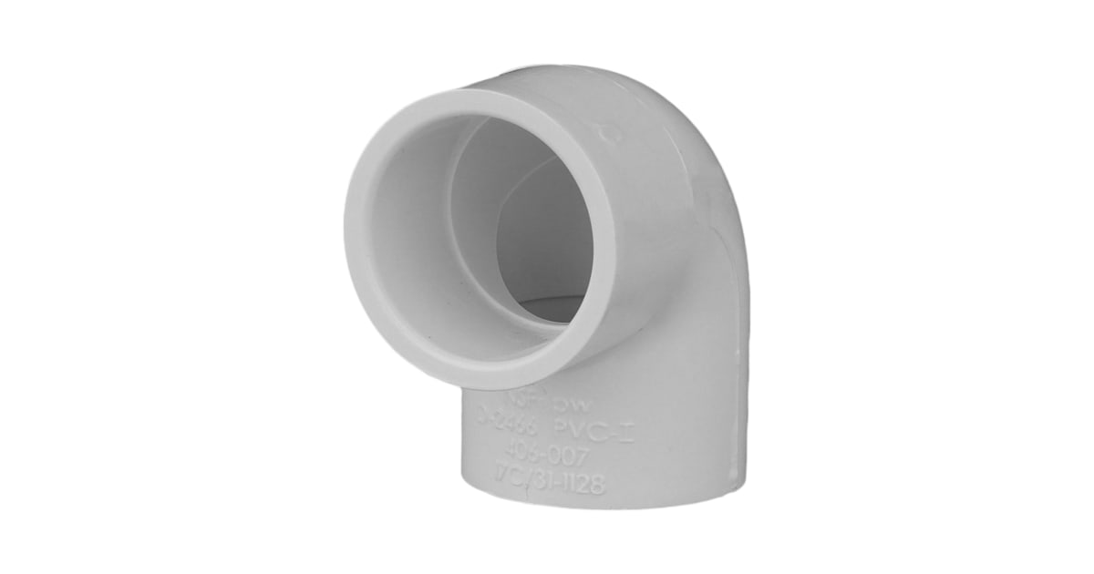 Jones Stephens 406007 PVC S/40 3/4 90 DEG ELL SXS | Build.com