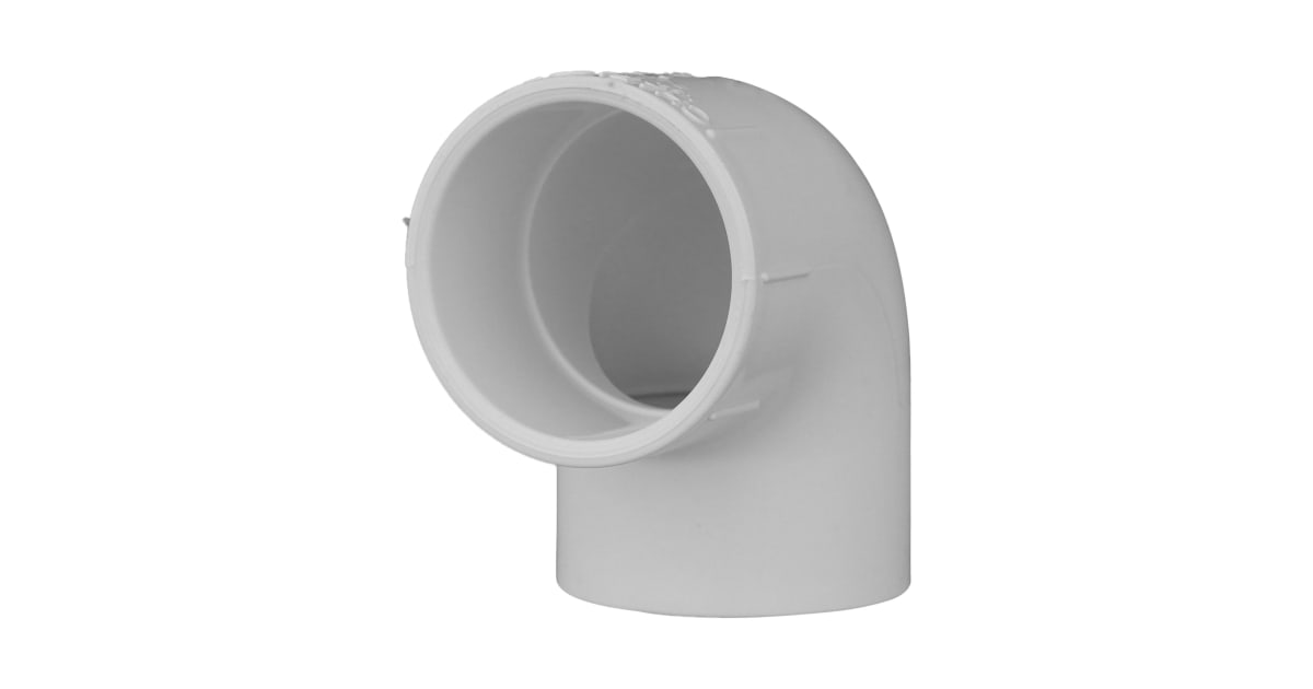 Jones Stephens 406015 PVC S/40 1-1/2 90 DEG ELL SXS | Ferguson Home