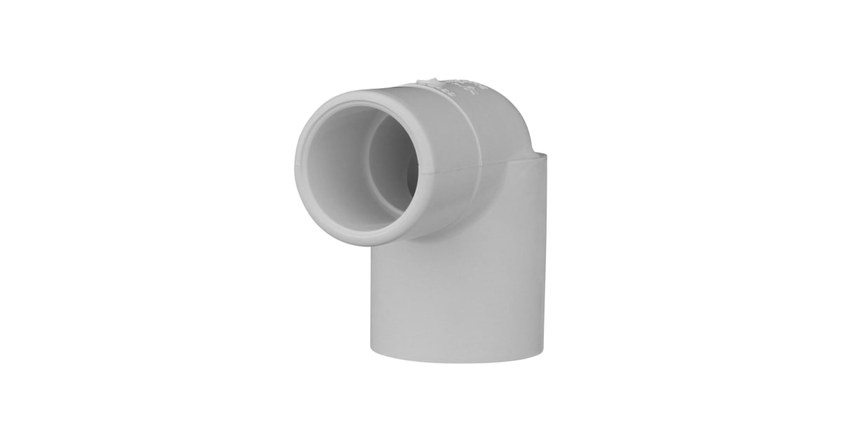 Jones Stephens 409010 PVC S/40 1 90 DEG ELL SPGXS | Ferguson Home