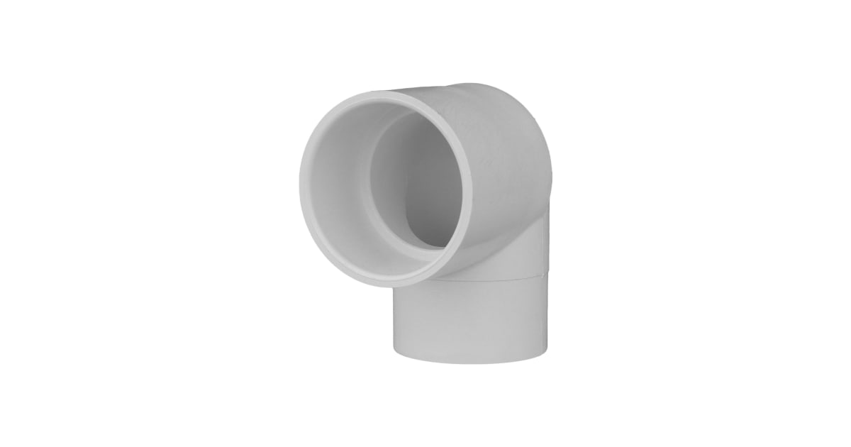 Jones Stephens 409020 PVC S/40 2 90 DEG ELL SPGXS | Ferguson Home