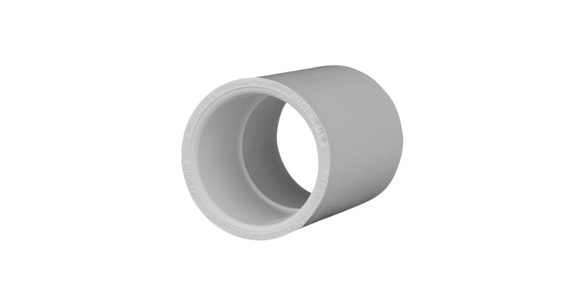 Jones Stephens 429010 PVC S/40 1 COUPLING SXS | Ferguson Home