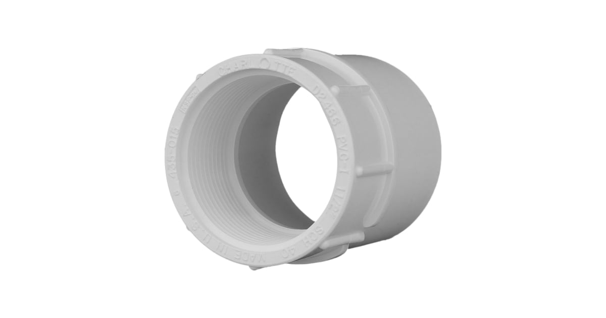 Jones Stephens 435015 PVC S/40 1-1/2 FEMALE ADPT SX | Ferguson Home