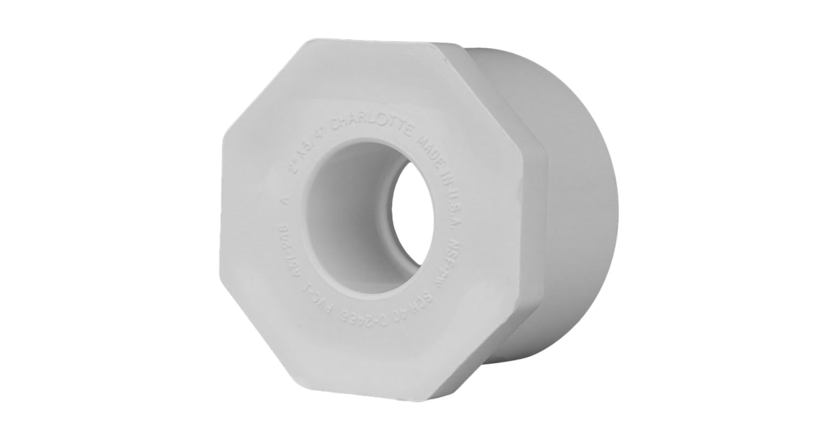 Jones Stephens 437248 PVC S/40 2X3/4 BUSH SPGXS | Ferguson Home