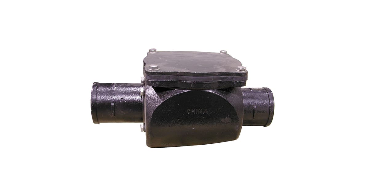 Jones Stephens B01006 6 No-Hub Cast Iron BACKWATER Valve | Ferguson Home