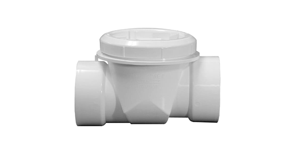 Jones Stephens B04150 1-1/2 PVC BACKWATER Valve | Ferguson Home