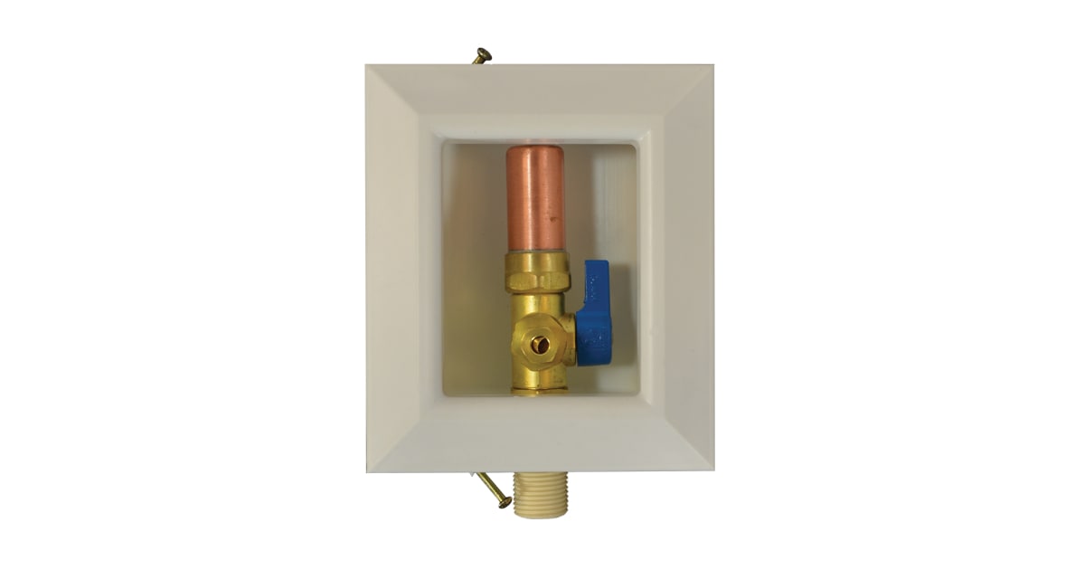 Jones Stephens B05926LF Icemaker Box, Quarter Turn Valve with Water ...
