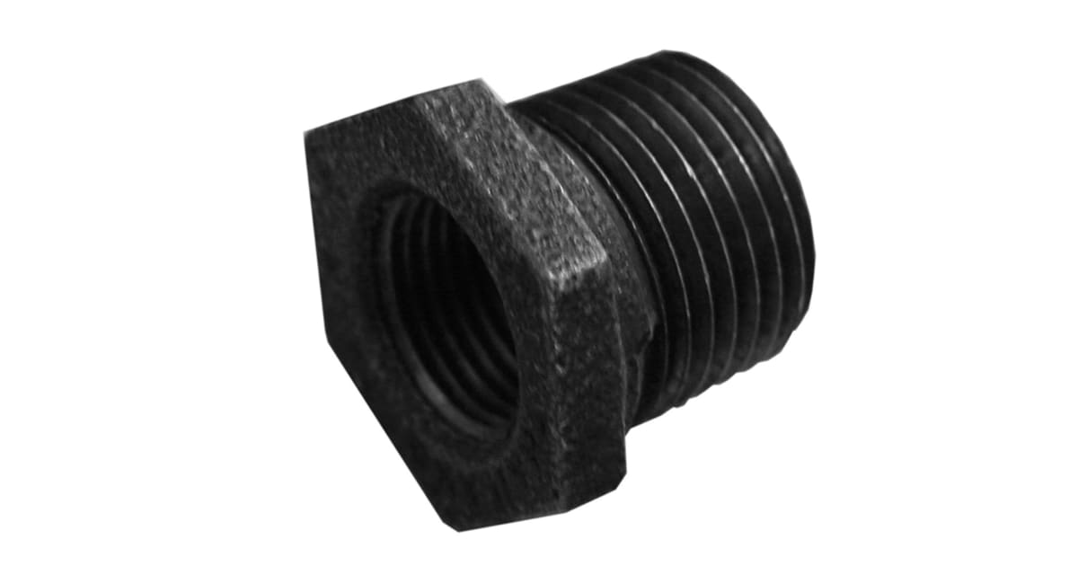 Jones Stephens B1440304 1 1/2 X 1 HEX BUSHING BLK | Ferguson Home