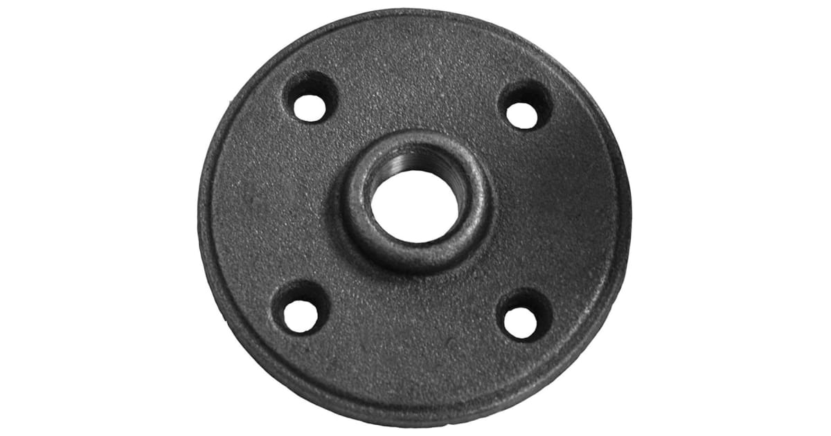 Jones Stephens B3550215 1-1/4 FLOOR FLANGES BLACK | Ferguson Home