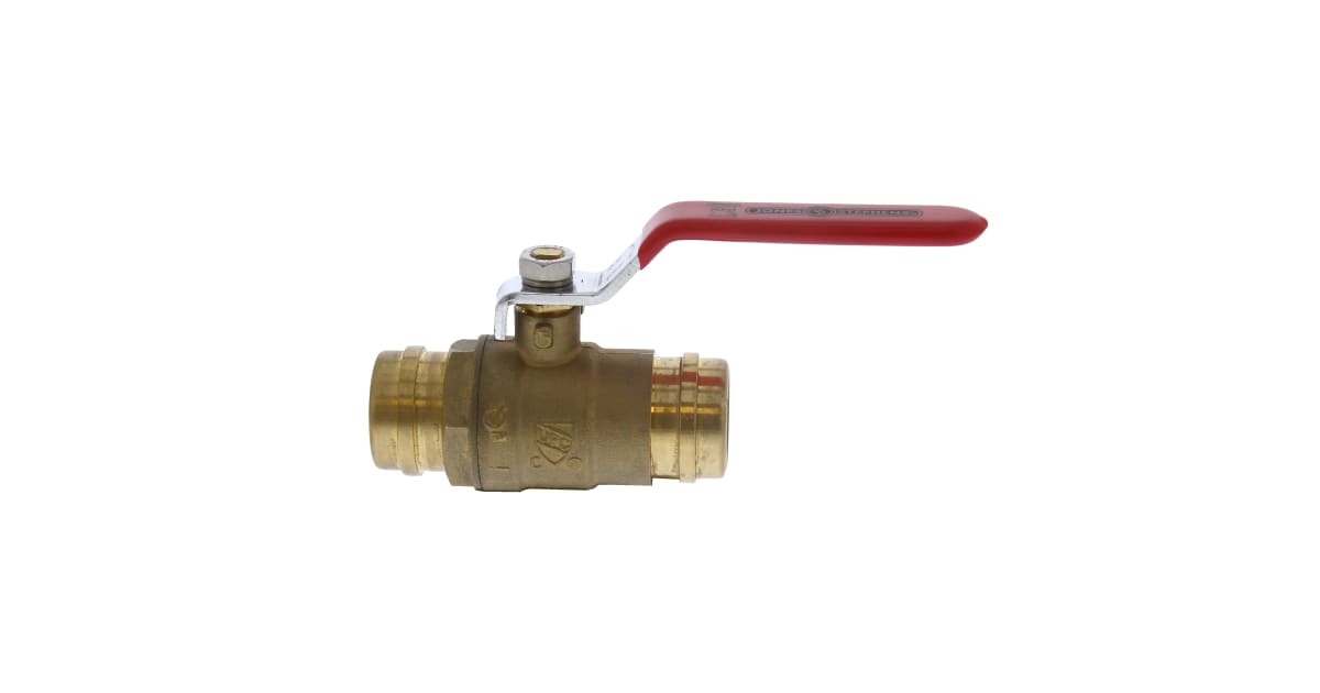 Jones Stephens B67251 3/4" Full Port Brass Ball Valve with CPVC ...