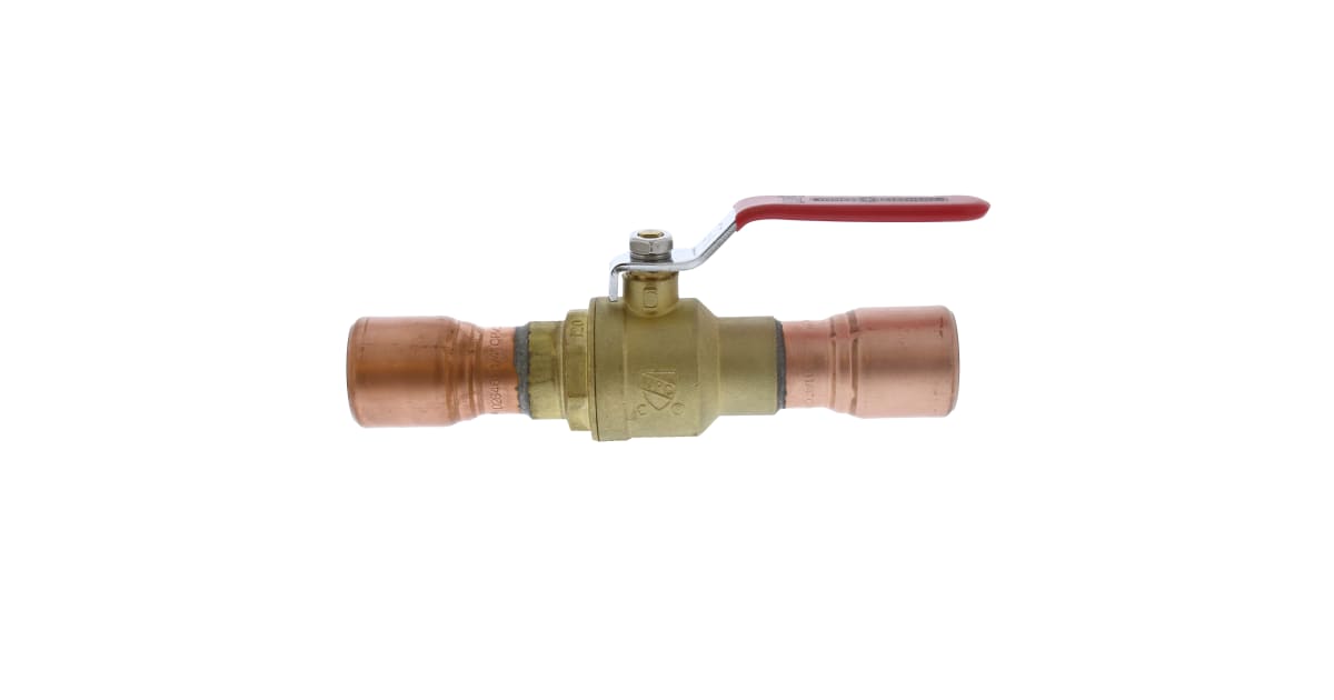 Jones Stephens B67253 1-1/4" Full Port Brass Ball Valve with CPVC ...