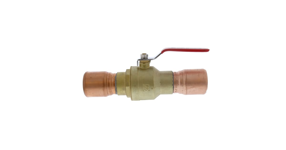 Jones Stephens B67255 2" Full Port Brass Ball Valve with CPVC ...