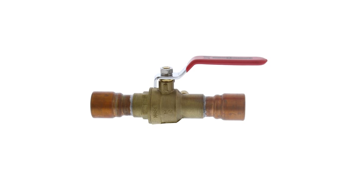 Jones Stephens B67257 3/4" Full Port Brass Ball Valve with Drain, CPVC ...