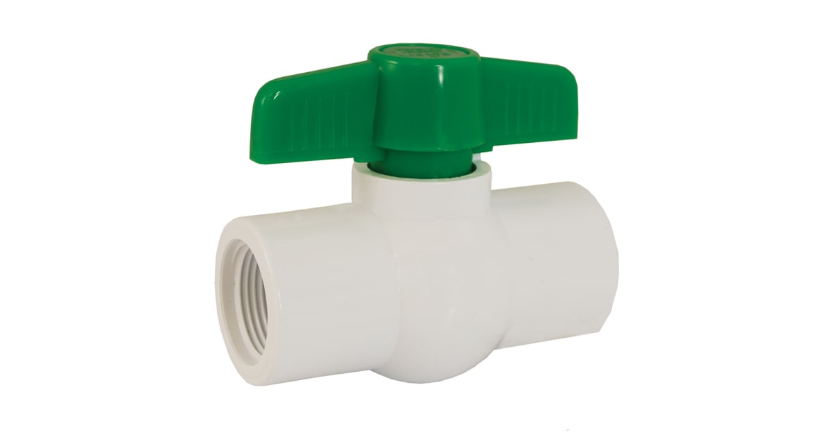 Jones Stephens B91100 1 IPS PVC Ball Valve | Ferguson Home