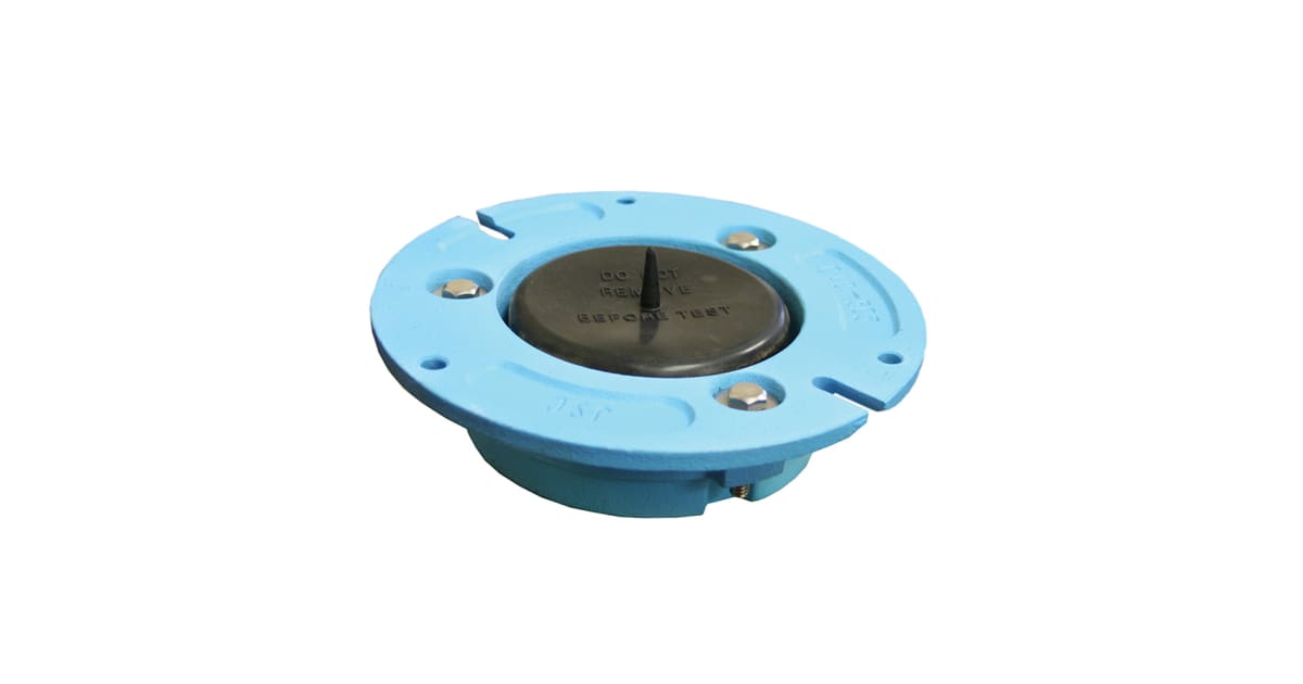 Jones Stephens C40500 4 X 2 Closet Flange With TEST Cap CI | Ferguson Home