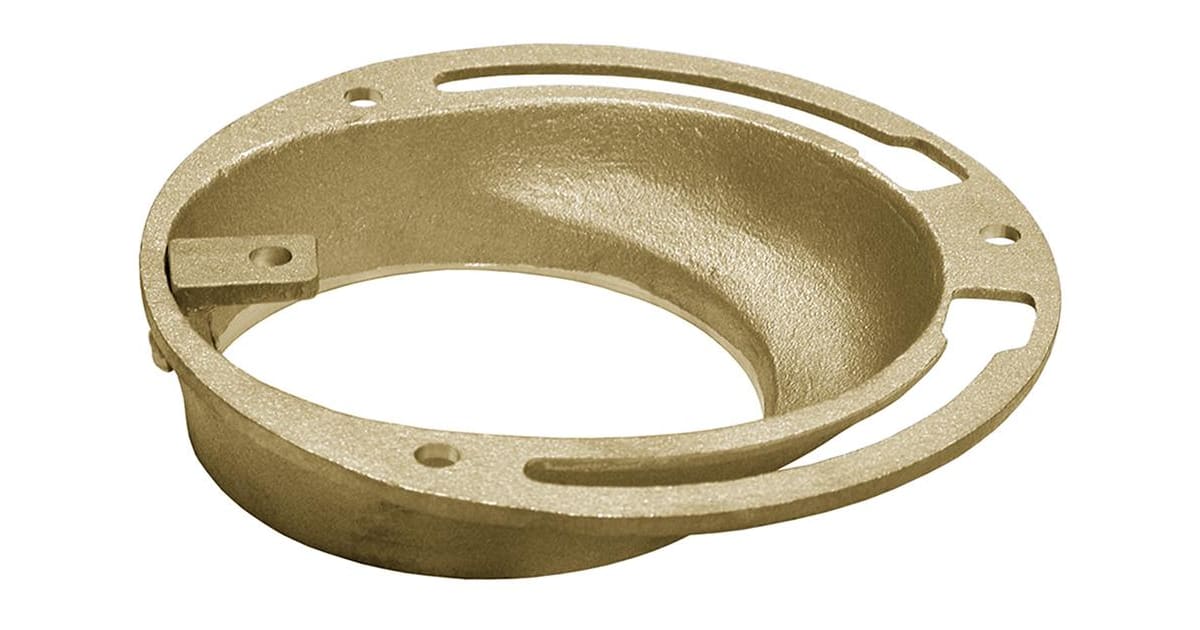 Jones Stephens C49421 4 X 2 X 1-1/2 4 WAY Overall Size Closet Flange ...