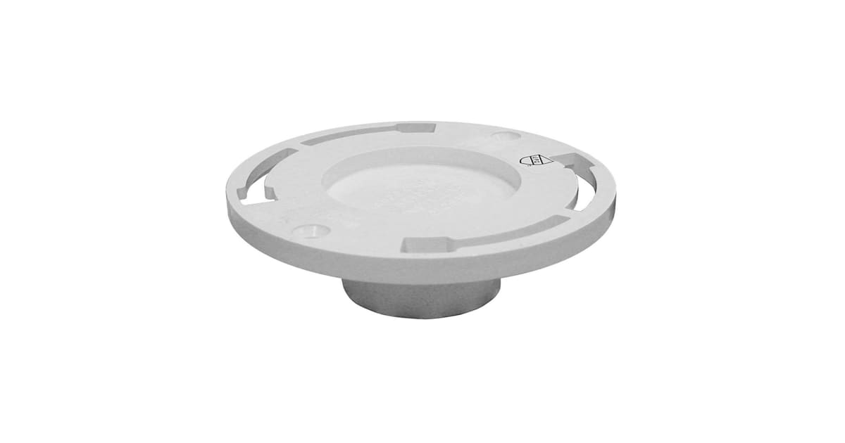 Jones Stephens C50300 3 PVC Pipe FT Closet Flange With Knockout | Build.com