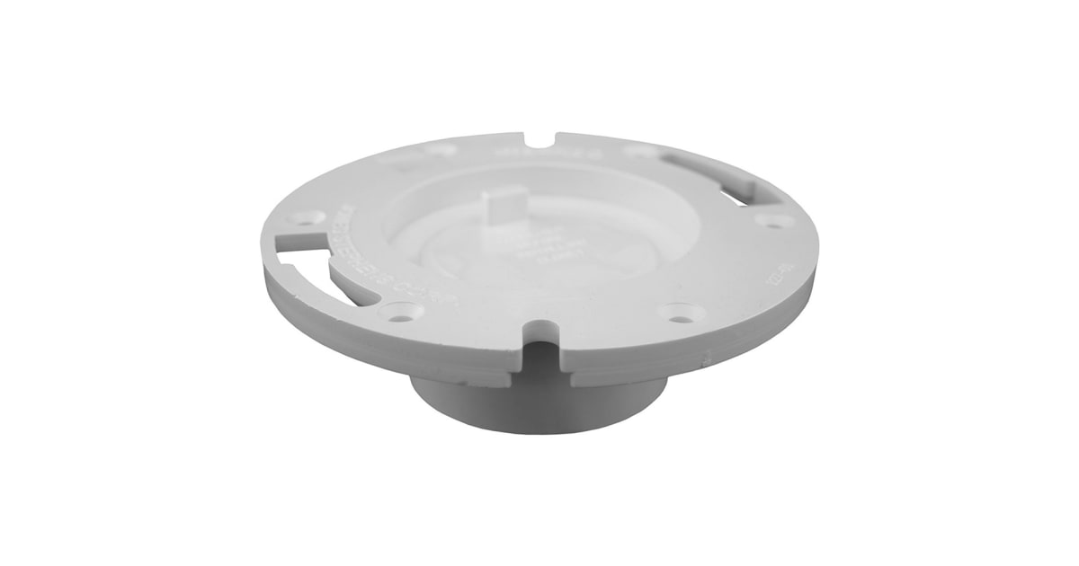 Jones Stephens C52150 3" PVC Over Schedule 30 Pipe Closet Flange with ...