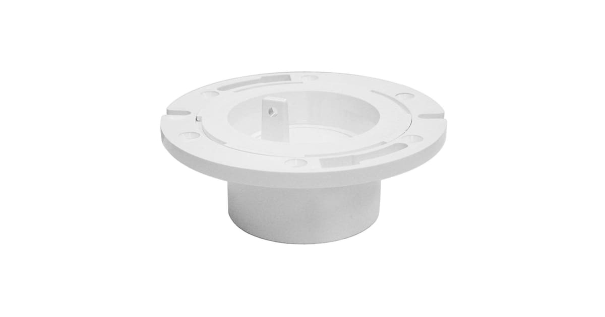 Jones Stephens C52342 3 X 4 Overall Size Closet Flange With Knockout ...