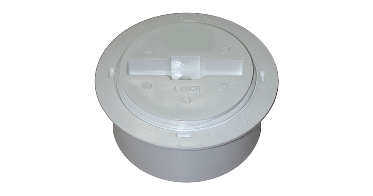 Jones Stephens C60108 4" PVC Cleanout with Plug | Ferguson Home