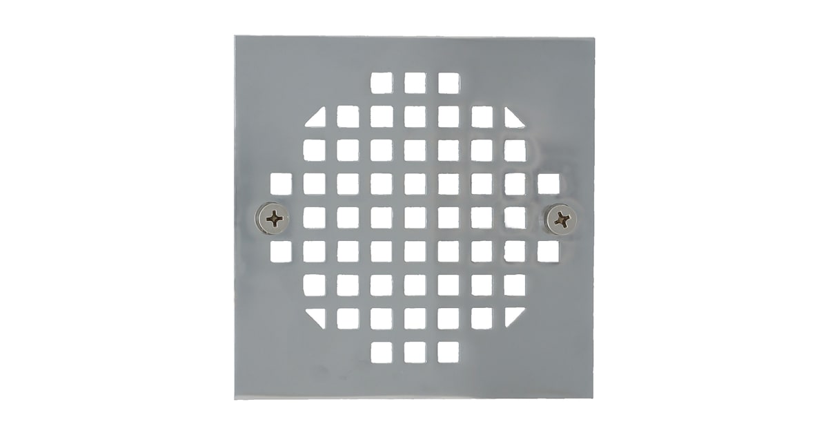 Jones Stephens C60812 Chrome Square CVRALL Strainer | Build.com