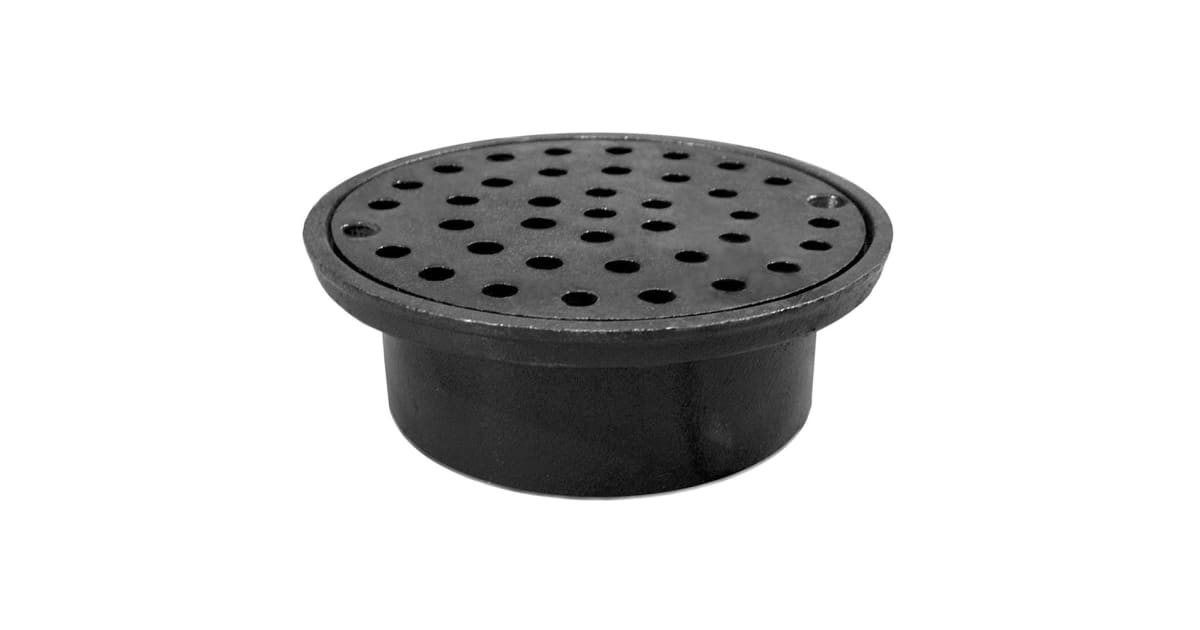 Jones Stephens C73003 3 Black Cast Iron KENTUCKY Flare Drain | Ferguson ...