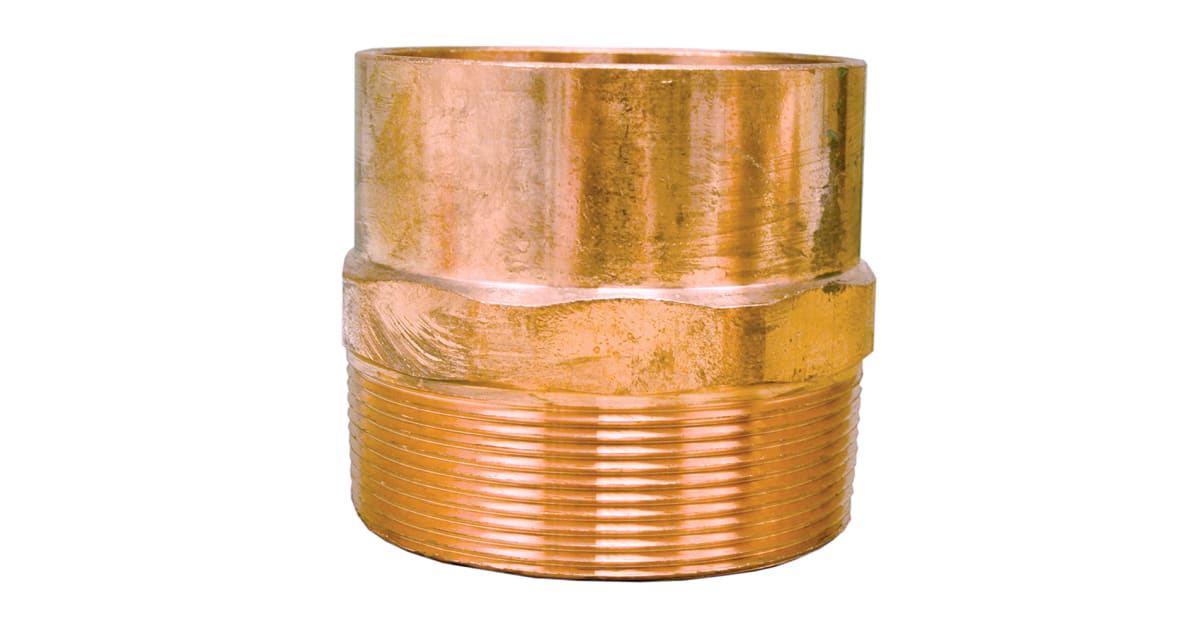 Jones Stephens C75312 1/4C 1/4 MIP MALE ADAPTER (604) JW#11131 ...