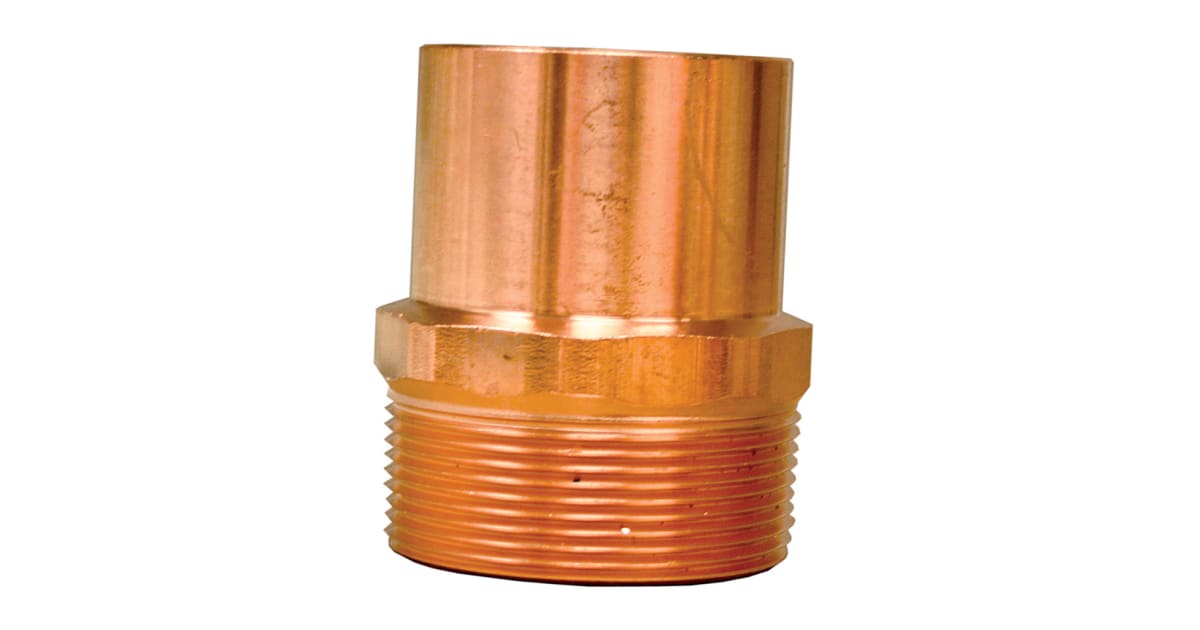 Jones Stephens C75358 1 1/2FTG X 1 1/2MIP ADAPTER (604-2) JW#11188 ...