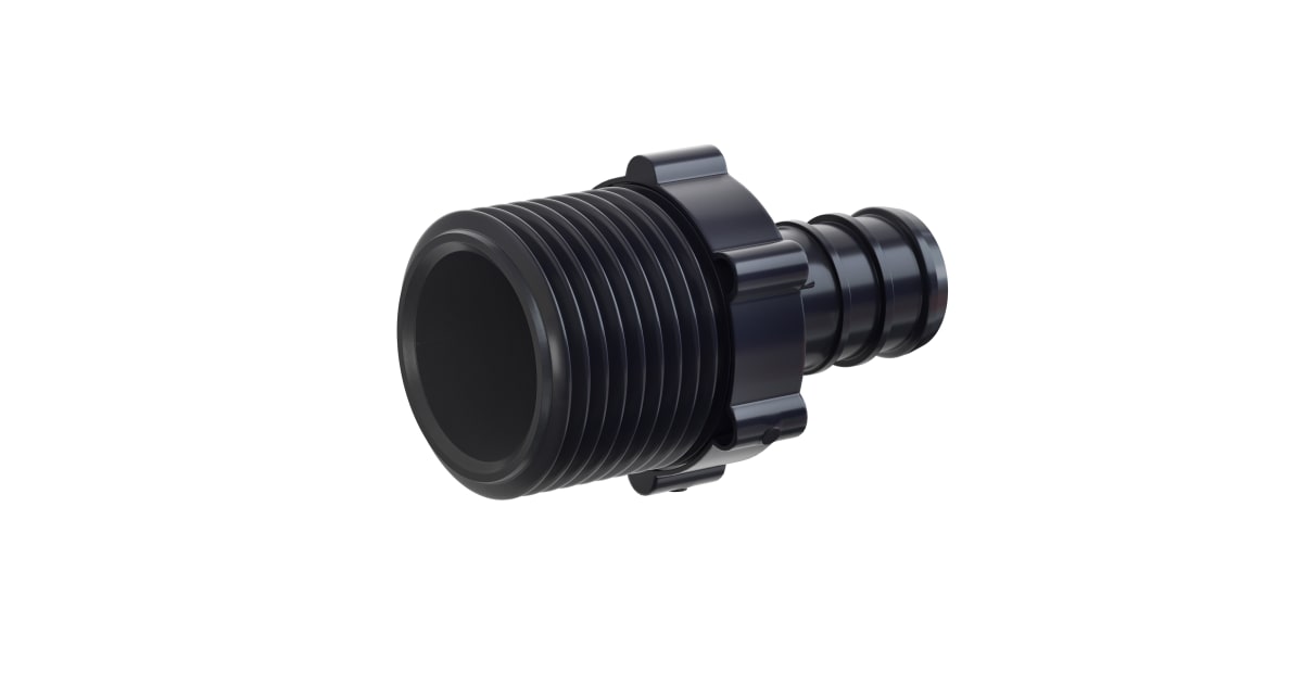 Jones Stephens C76760 3/4" MIP Poly PEX Adapter | Ferguson Home