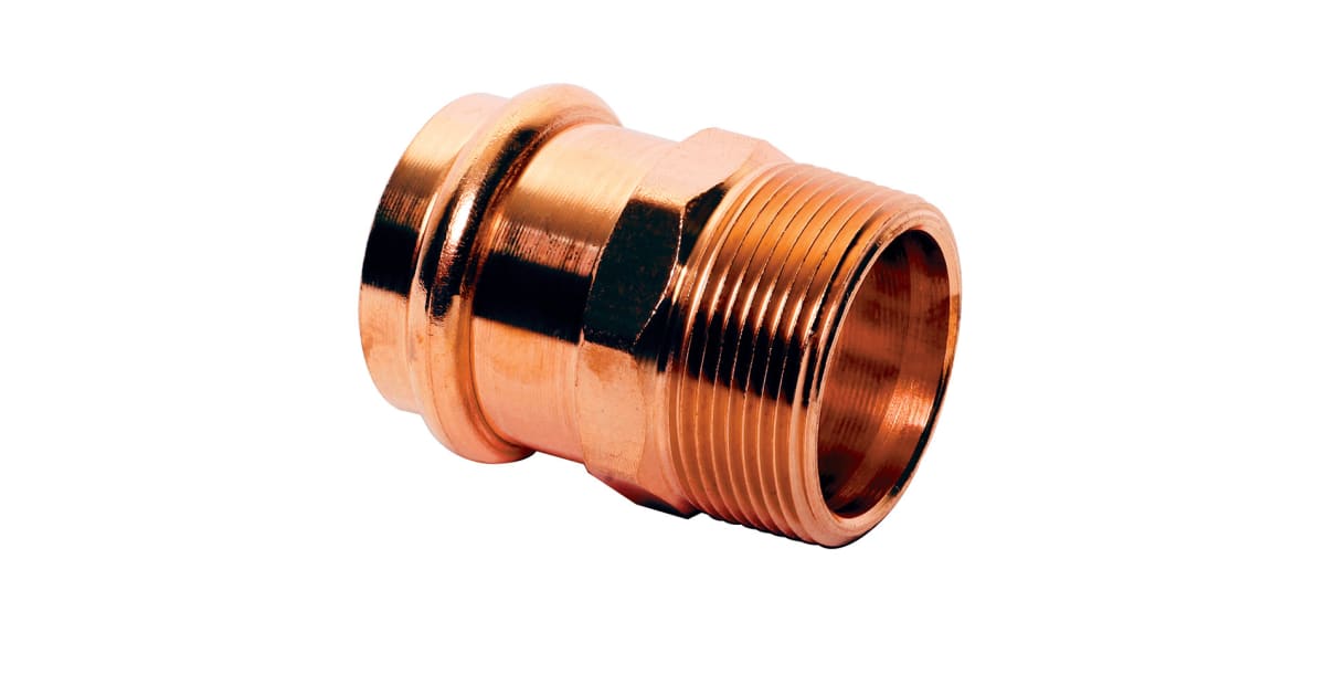 Jones Stephens C77178 Copper Male Adapter, P x MPT, 1-1/2 x 1-1/2 ...