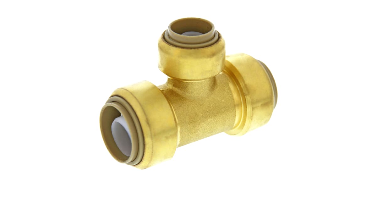 Jones Stephens C77444LF 3/4" x 3/4" x 1/2" PlumBite Push On Reducing ...