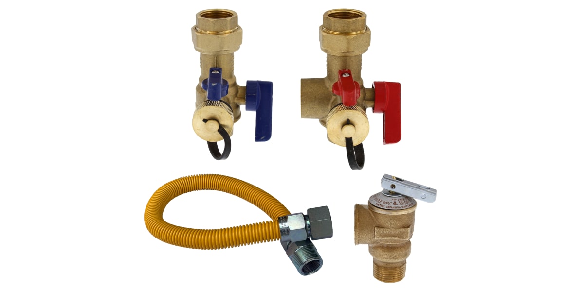 Jones Stephens D05111 3/4” SWT Tankless Water Heater Valve Service Kit ...