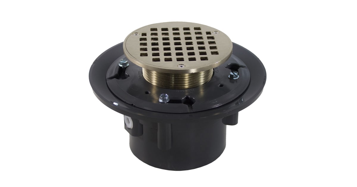 Jones Stephens D49063 2" x 3" PVC Drain with Metal Spud | Build.com